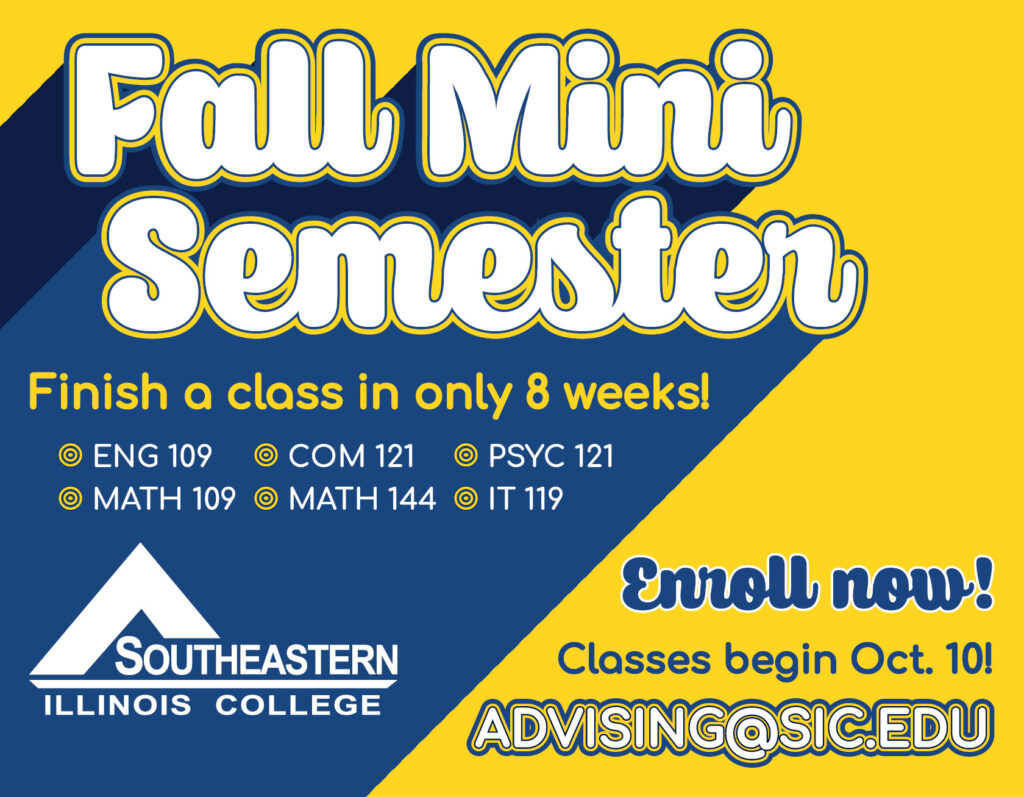 SIC Fall Mini Semester 2022 | Southeastern Illinois College