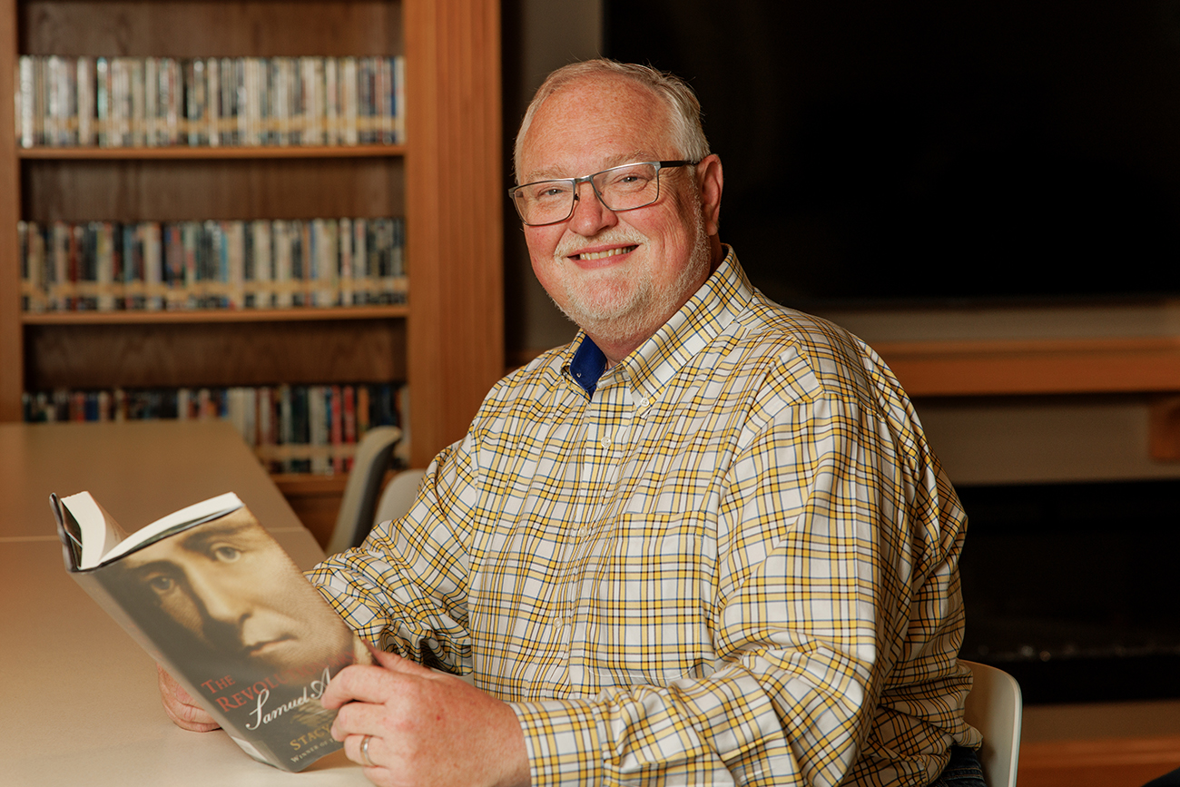 Dr Jonah Rice In SIC Learning Commons | Southeastern Illinois College